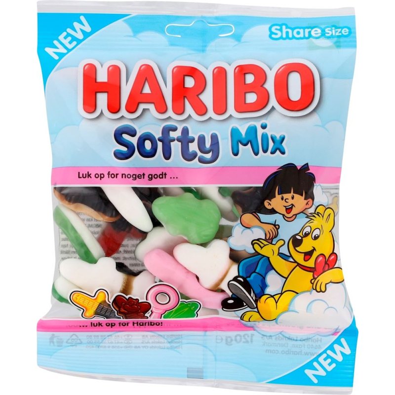 Softy Mix 120 gr - Kiosken Rødbyhavn