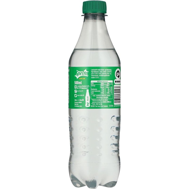 Sprite Lemon/Lime PET 50 cl - Kiosken Rødbyhavn