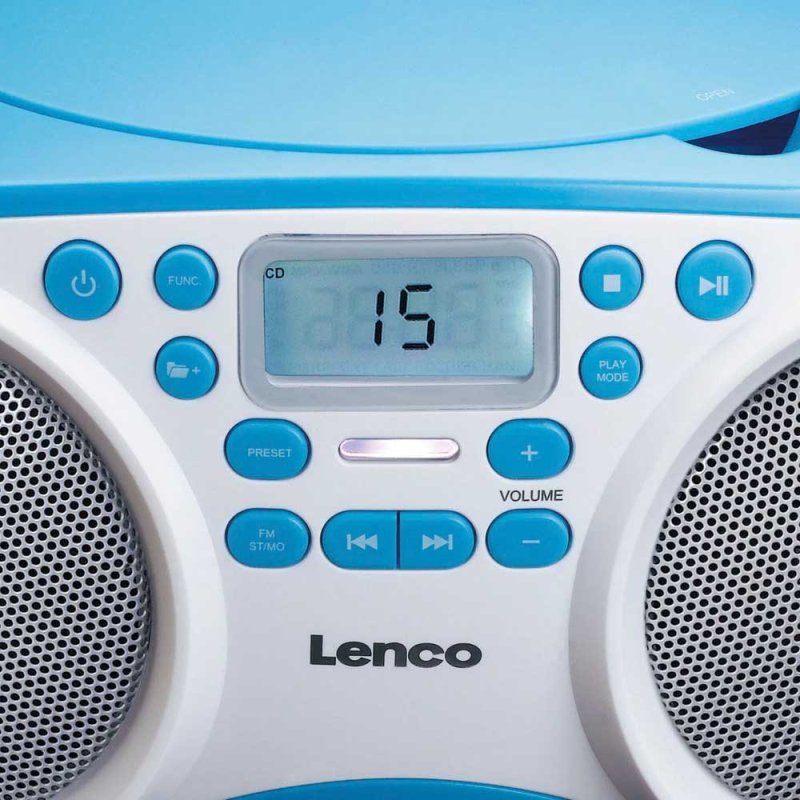Lenco CD Radio SCD-200 (Blå) - Kiosken Rødbyhavn