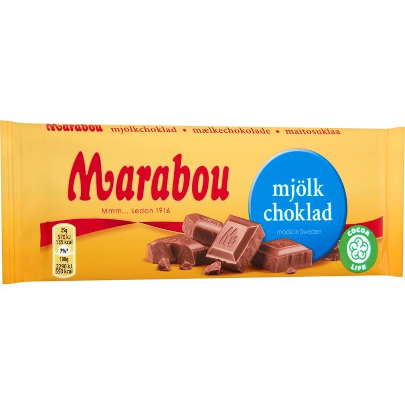Marabou Mælk 100 gr - Kiosken Rødbyhavn