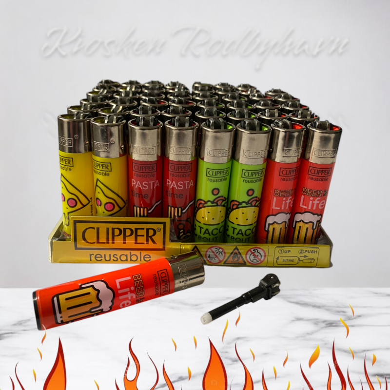 Clipper Lighter "Famous Food"