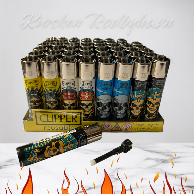 Clipper Lighter "Monumental Bones"
