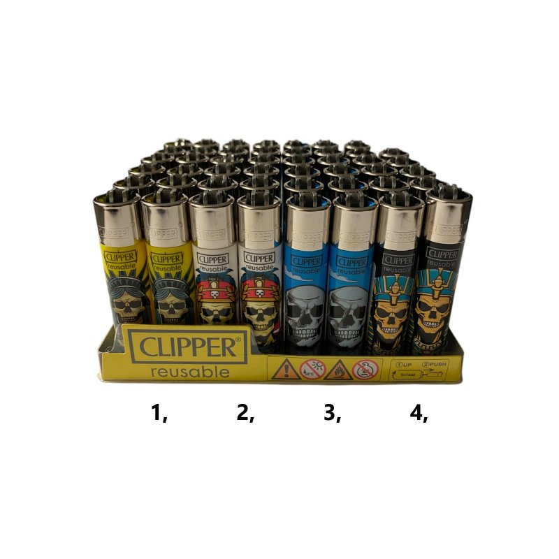 Clipper Lighter "Monumental Bones"