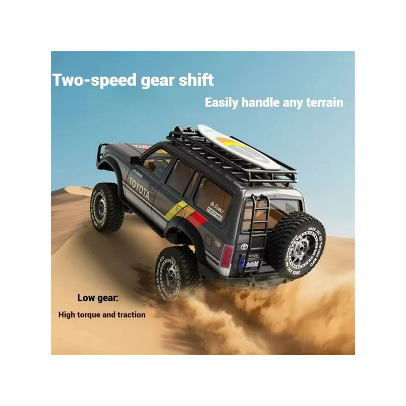 JXC C5826 RTR 1/12 2.4G 4WD RC-bil til TOYOTA Land Cruiser Sølv