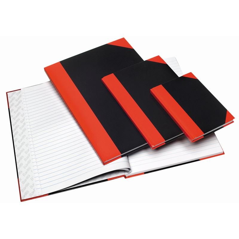 Kinabog A4, linjeret, sort - Kiosken Rødbyhavn