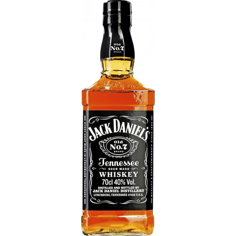 Jack Daniels Old No. 7 Tennessee Whiskey 70 cl - Kiosken Rødbyhavn
