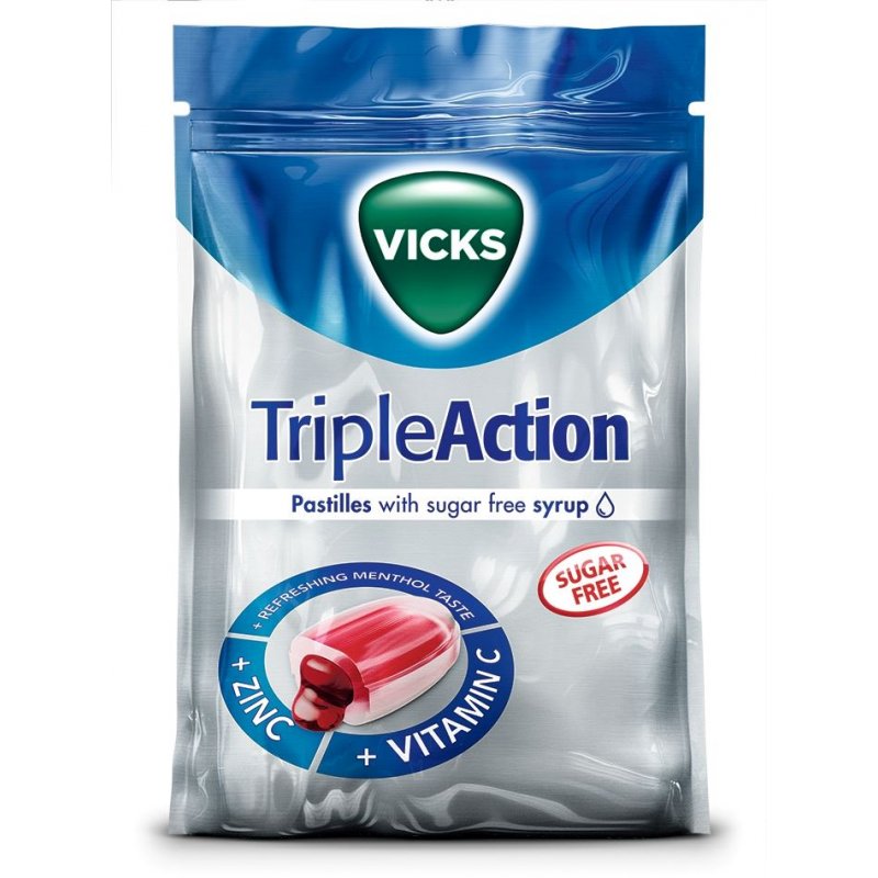 Vicks Triple Action 72 gr - Kiosken Rødbyhavn
