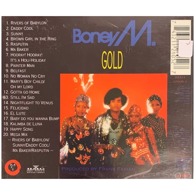 Boney M Gold - 20 Super Hits - Kiosken Rødbyhavn