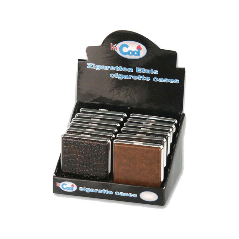 Cigaret Box Læder Look - Kiosken Rødbyhavn