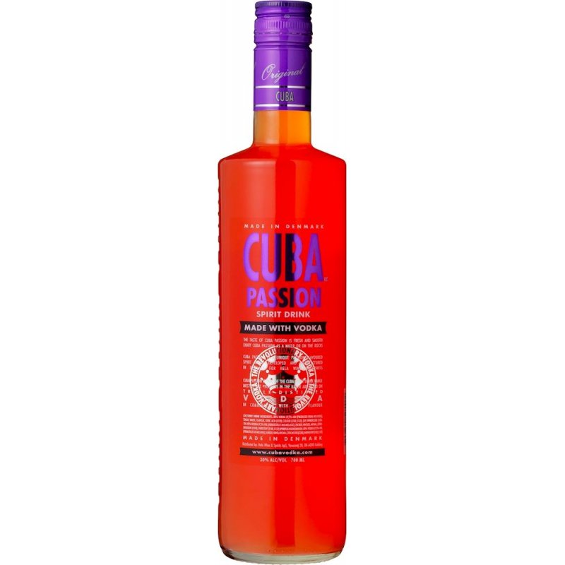 CUBA Passion Vodka 30% 70 cl - Kiosken Rødbyhavn