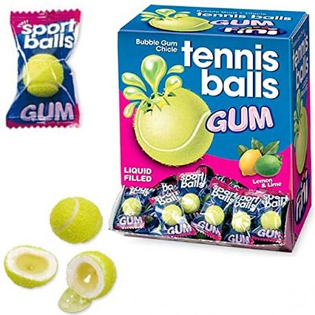 Sport Balls Gum Tennis Tyggegummi - Kiosken Rødbyhavn