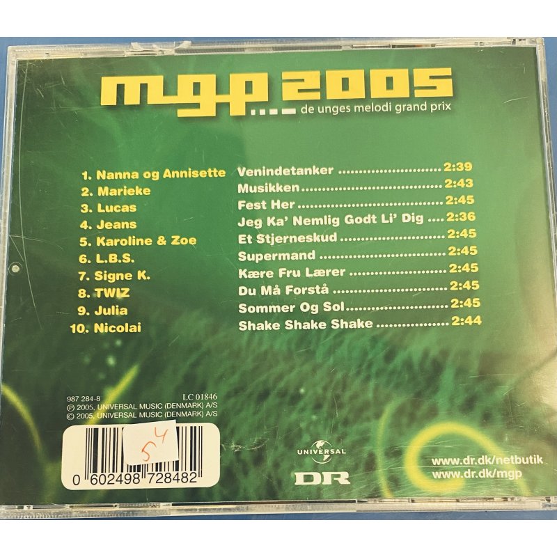 MGP 2005 cd - Kiosken Rødbyhavn