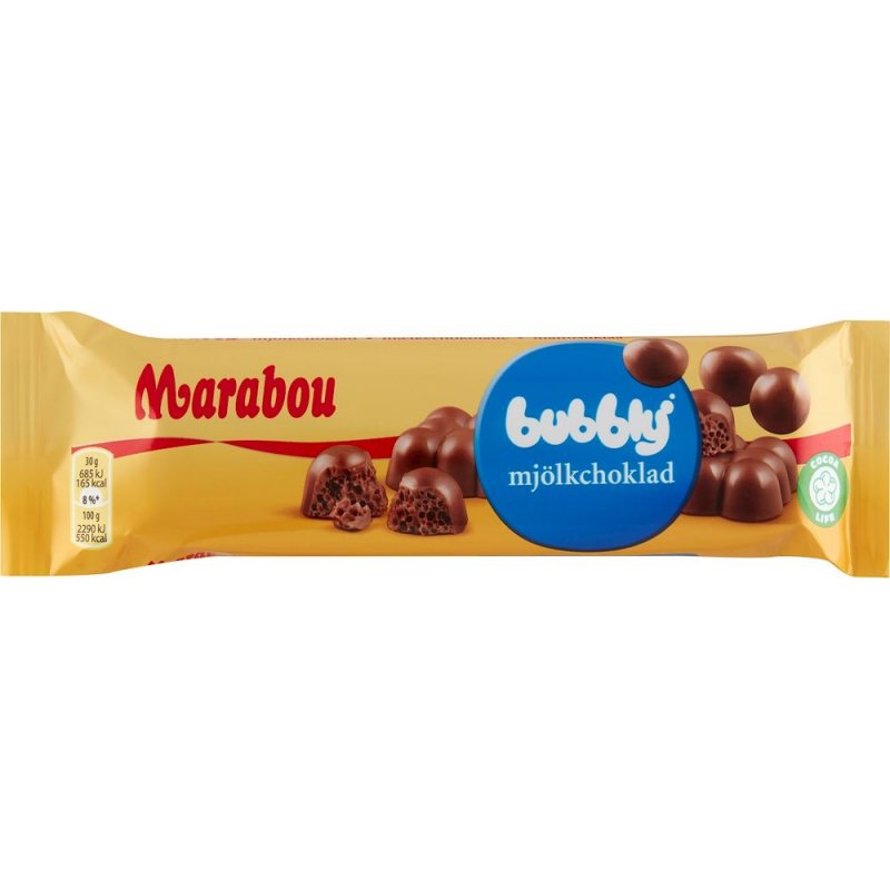 Marabou Bubbly Bar 60 gr - Kiosken Rødbyhavn