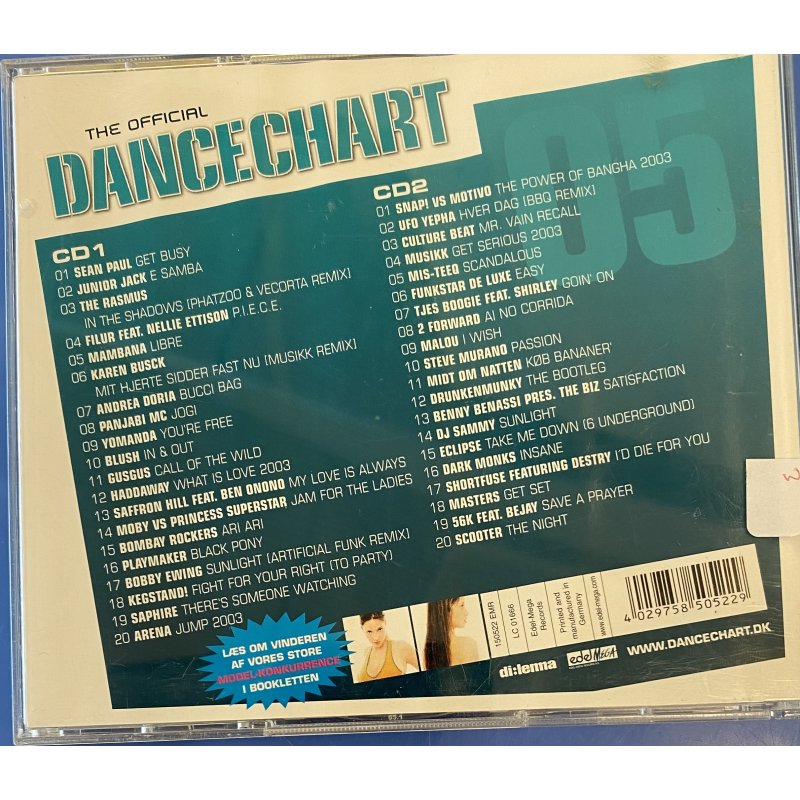 Dance Chart VOL 05 - Kiosken Rødbyhavn