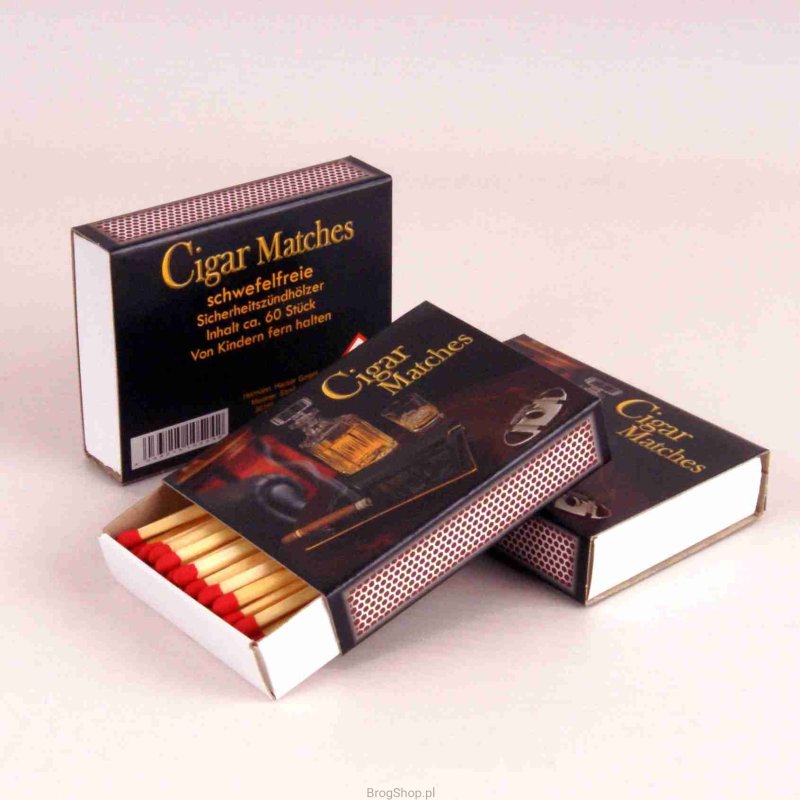 Cigar Tændstikker Svovlfri "5 Pakker" - Kiosken Rødbyhavn