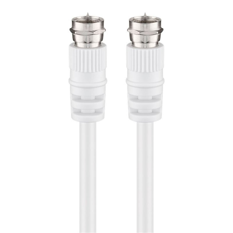 Antennekabel med F-Stik High Grade - 5m - Kiosken Rødbyhavn